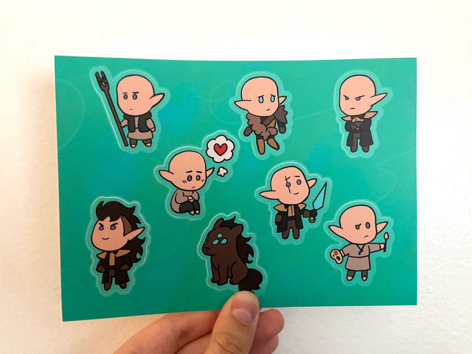 Solas Dragon Age Sticker Sheet - Etsy