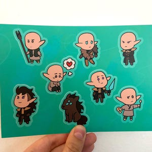 Solas Dragon Age Sticker Sheet - Etsy