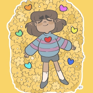 Frisk Undertale Sticker - Etsy
