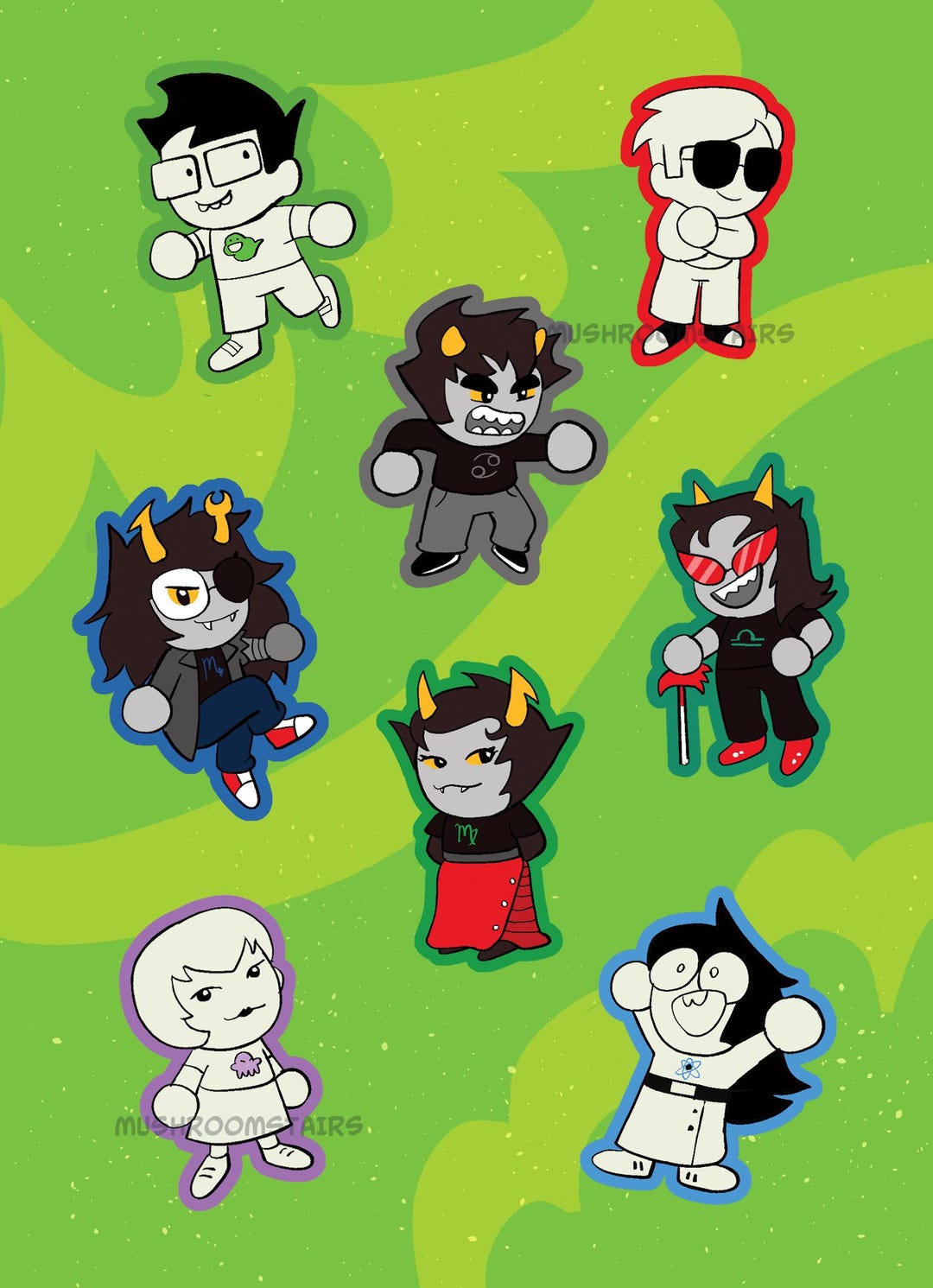 Homestuck Sticker Sheet! - Etsy