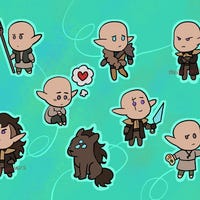 Solas Dragon Age Sticker Sheet - Etsy