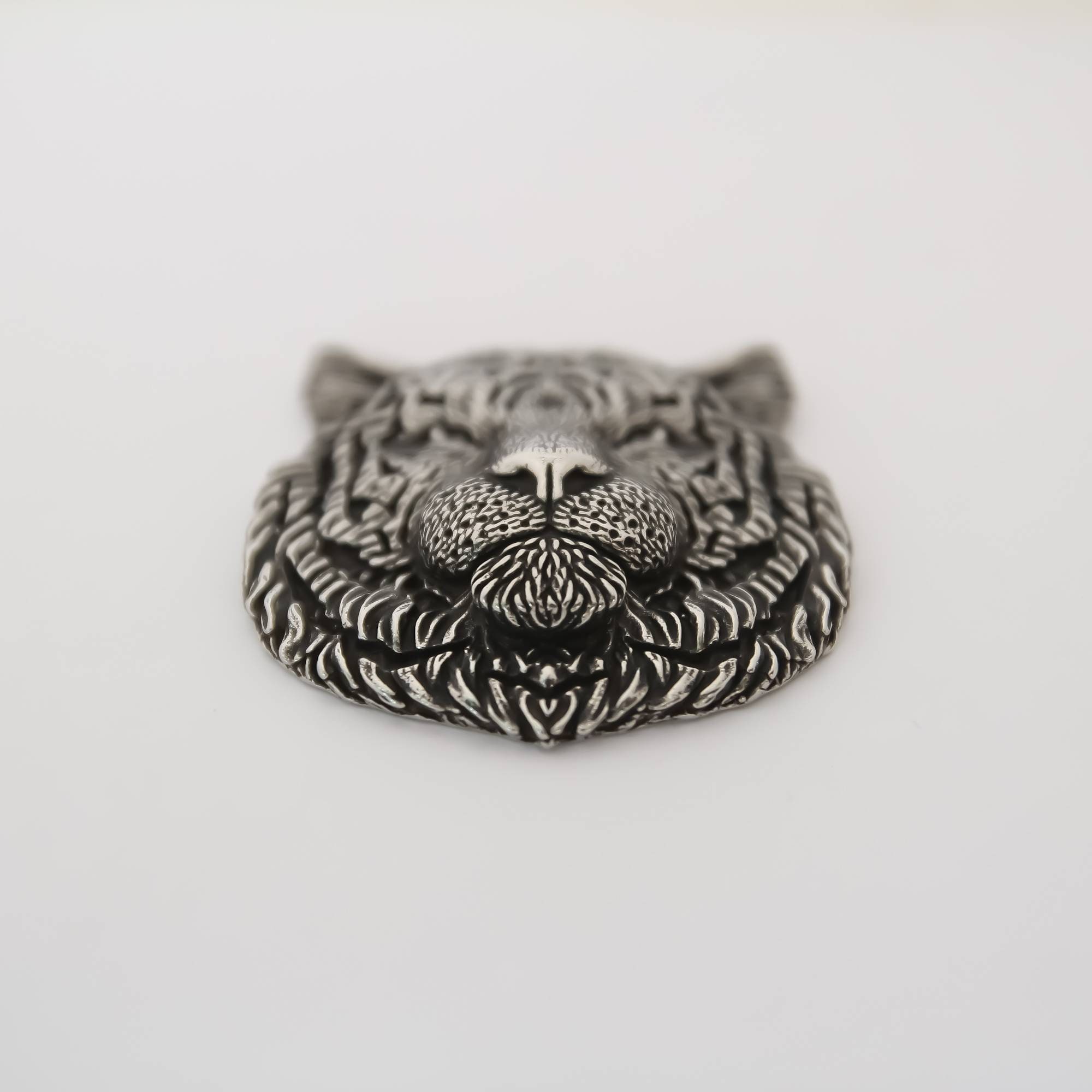 Pewter Pin Tiger Brooch Tiger Metal Badge Tiger Jewelry I Love Etsy