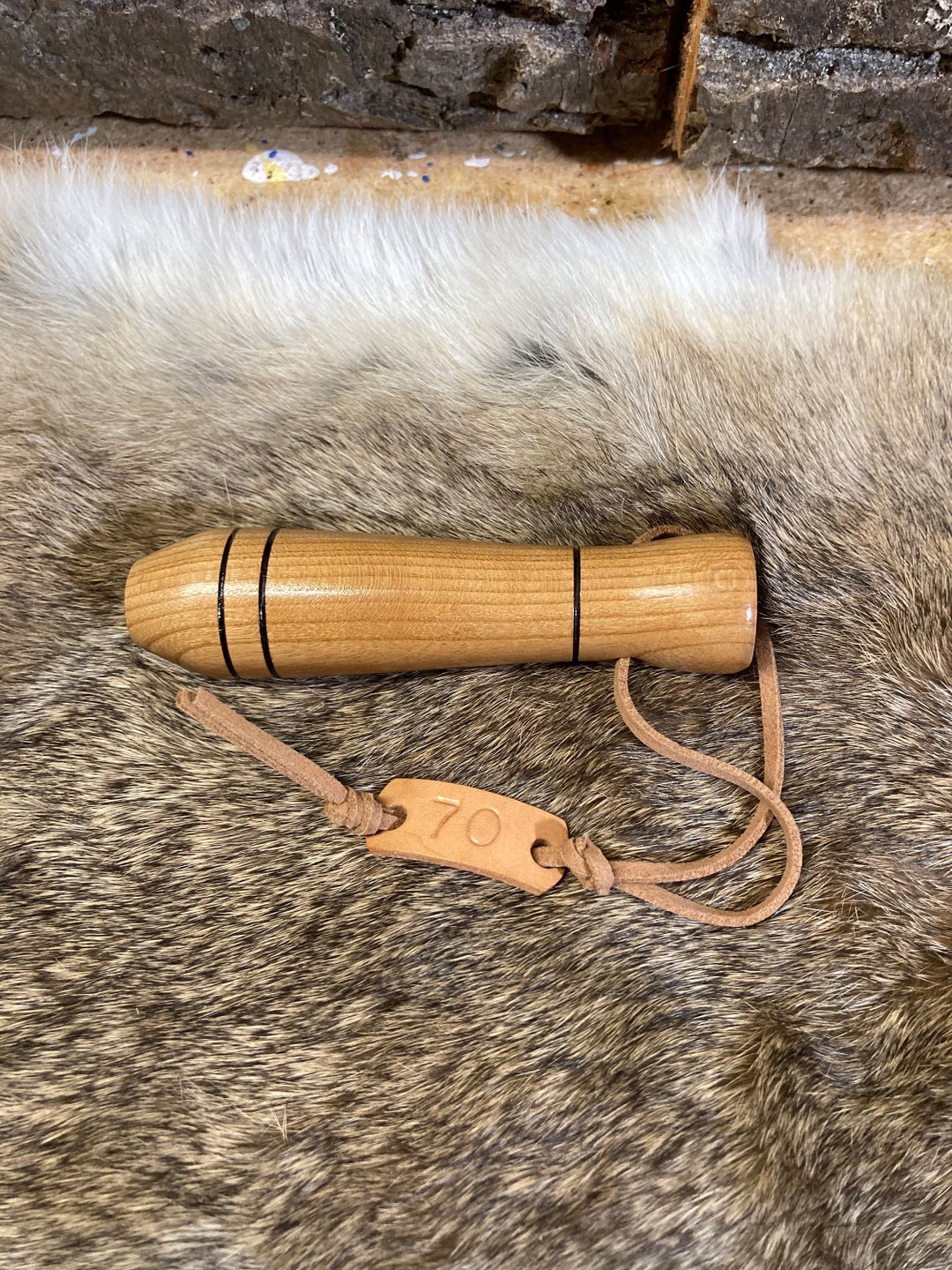 70 Grain Wooden Muzzleloader Black Powder Measure Cherry Hardwood - Etsy