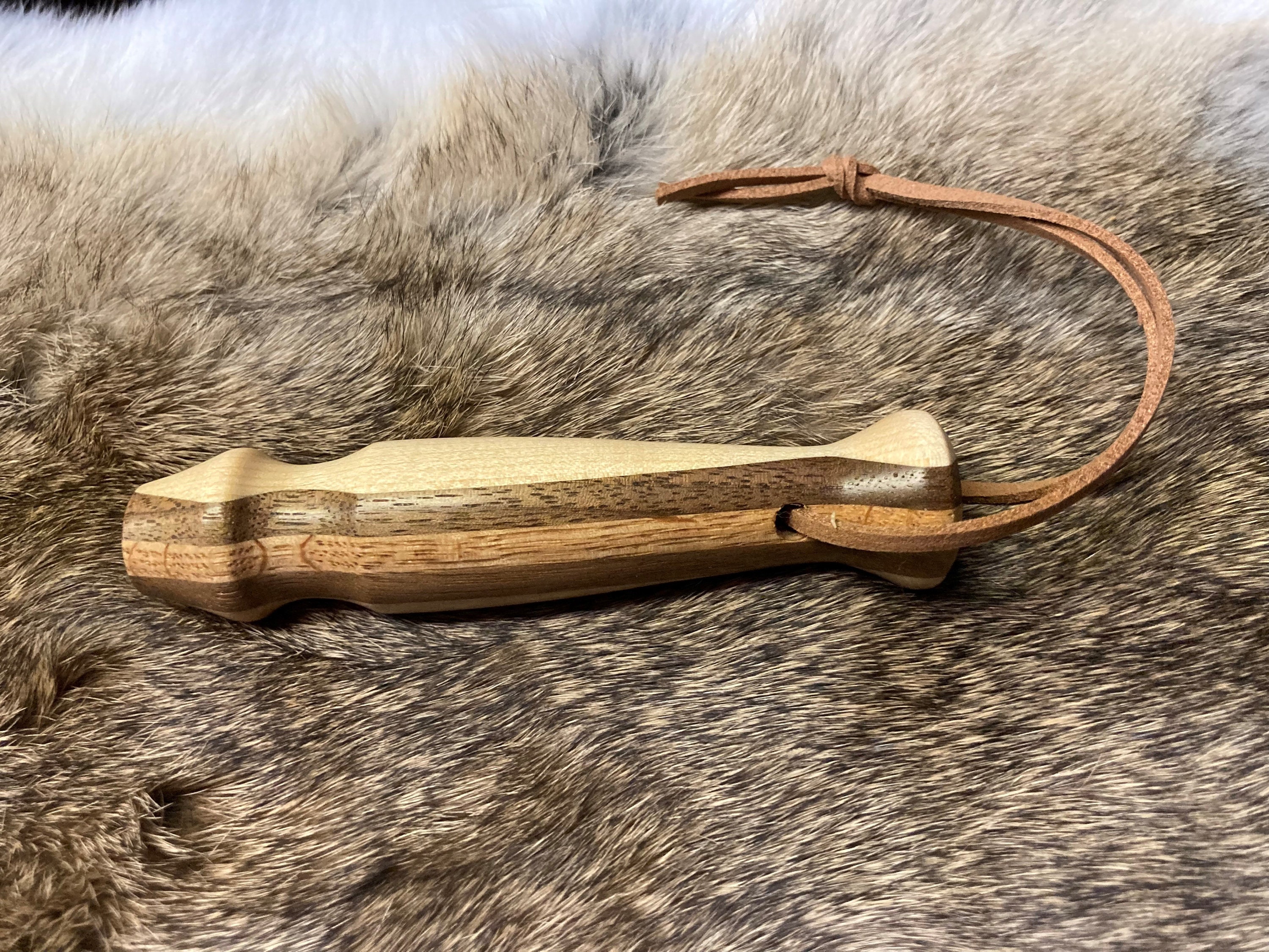 70 Grain Wooden Muzzleloader Black Powder Measure Tri Colour Maple-dark ...