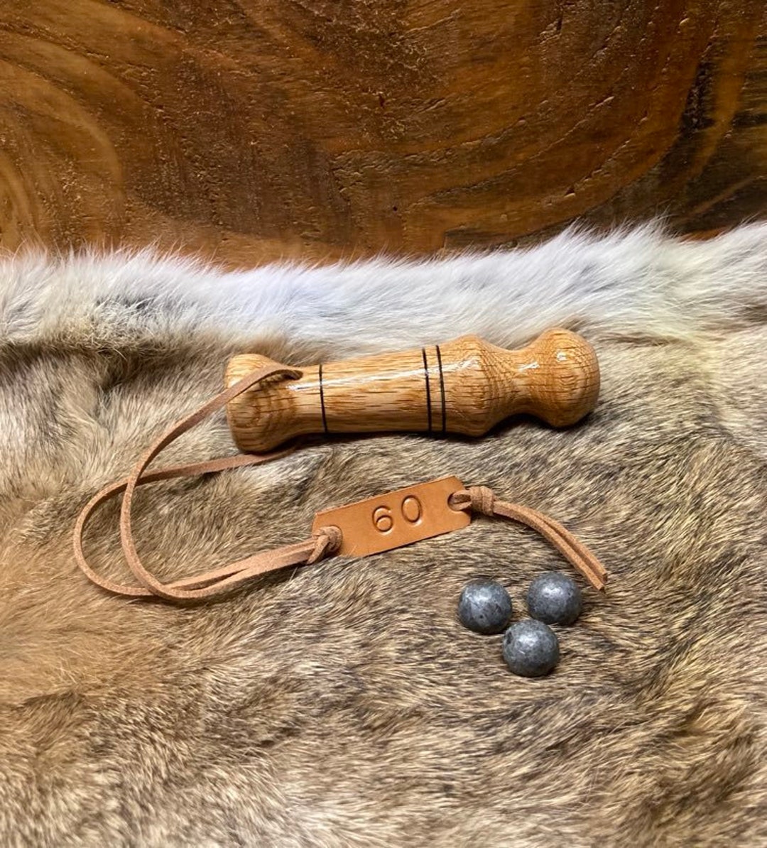 60 Grain Wooden Muzzleloader Black Powder Measure Red Oak Hardwood - Etsy