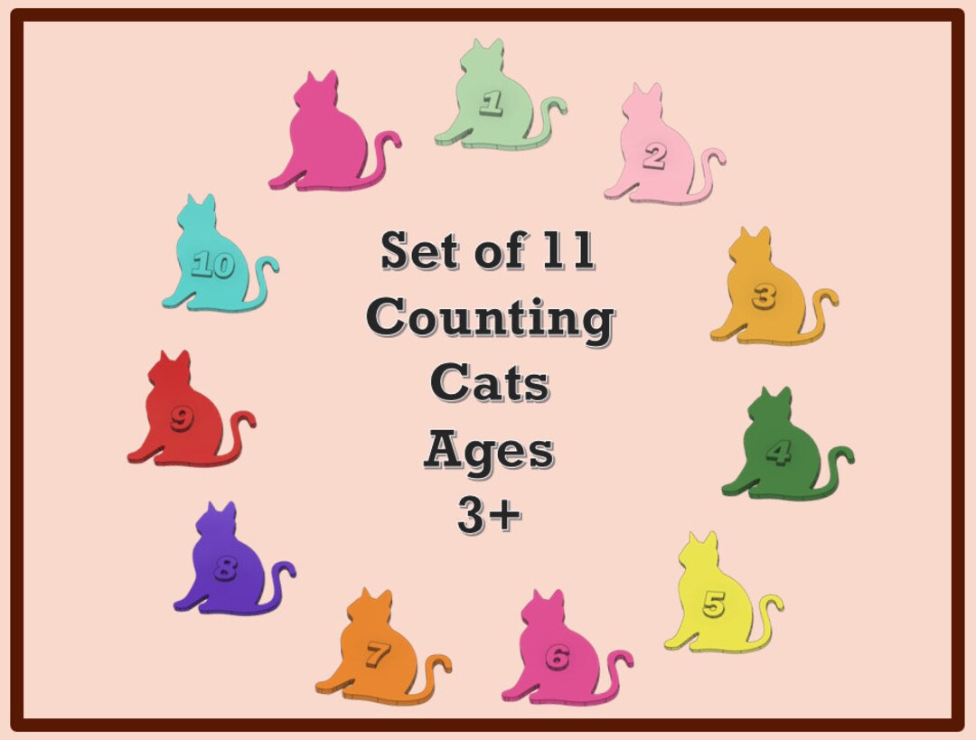 Counting Cats Counting Aid for Preschoolers and Kindergarten 3 Download ...