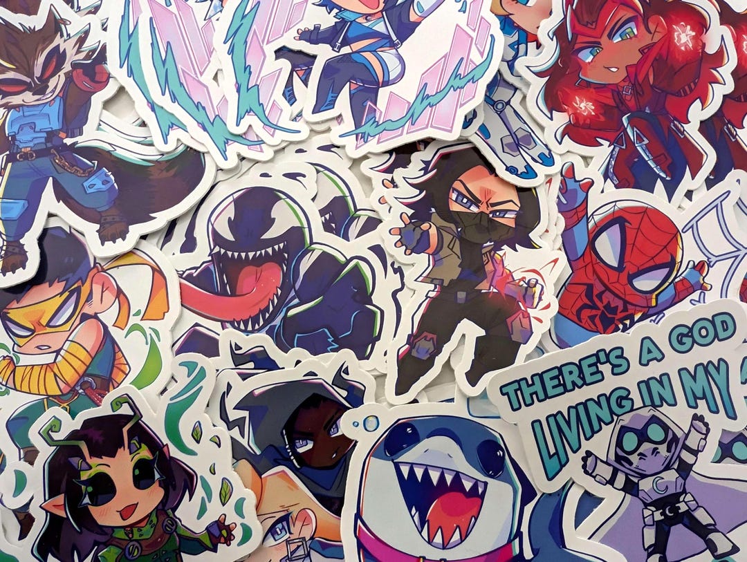 Marvel Rivals | Chibi Stickers - Etsy