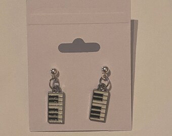 Piano Keyboard Earrings - Etsy