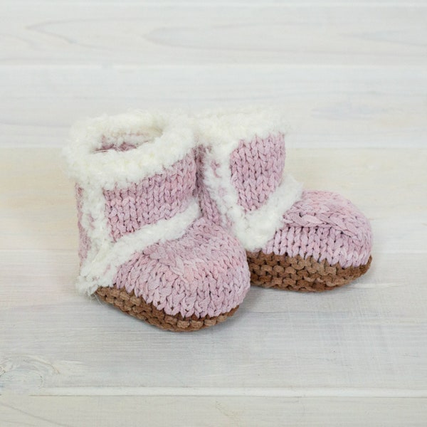 Hand Knit Baby Shoes - Etsy