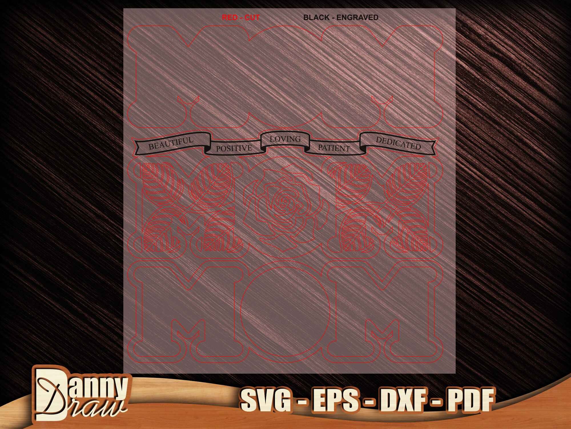 MOM Svg MOM 3D Layered Svg Layered Mom Stands Mom Sign Cut - Etsy