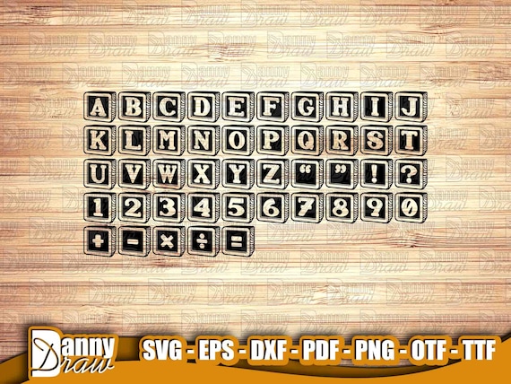 Baby Blocks Alphabet Tattoo