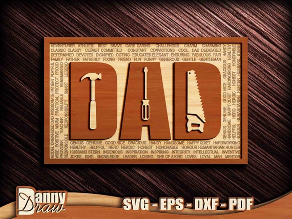 DAD Svg DAD Tools Svg Father's Day Svg Dad Life Dad - Etsy