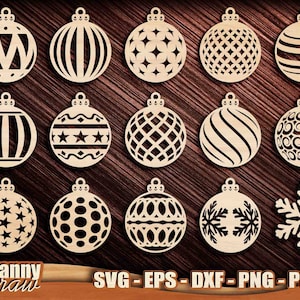 Christmas Balls Svg, Christmas Decorations Cut Files, Christmas Tree ...