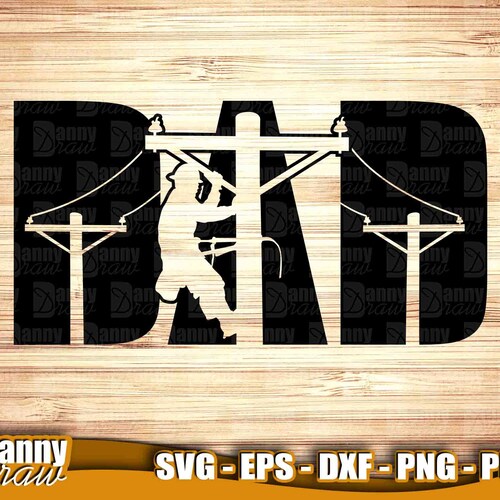 DAD Svg Fathers Day Svg Lineman Svg First Hero First Love - Etsy
