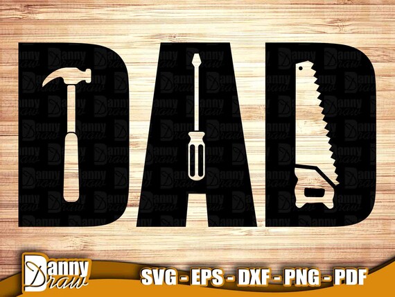 DAD Svg DAD Tools Svg Fathers Day Svg Dad Life Svg DD0144 | Etsy