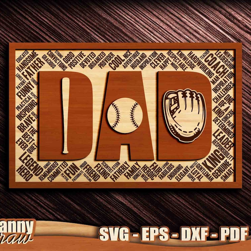 Baseball Dad Svg - Etsy