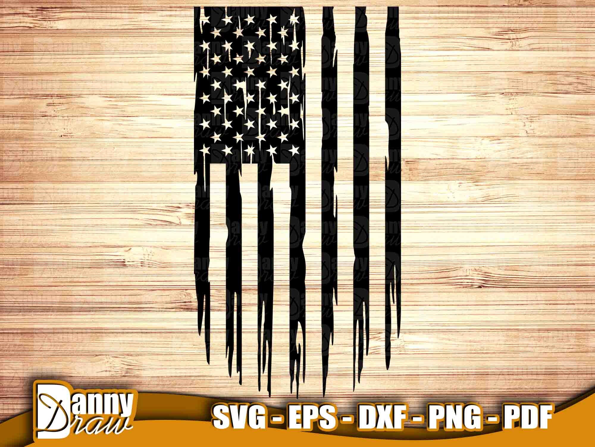 Distressed Flag Svg American Flag Svg Grunge Flag Svg 4th - Etsy