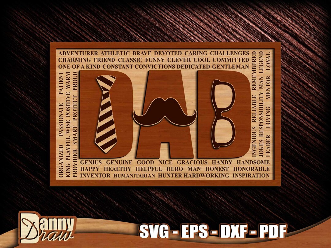 DAD Svg, DAD Mustache Svg, Father's Day Svg, Dad Life, Dad Sign Cut ...