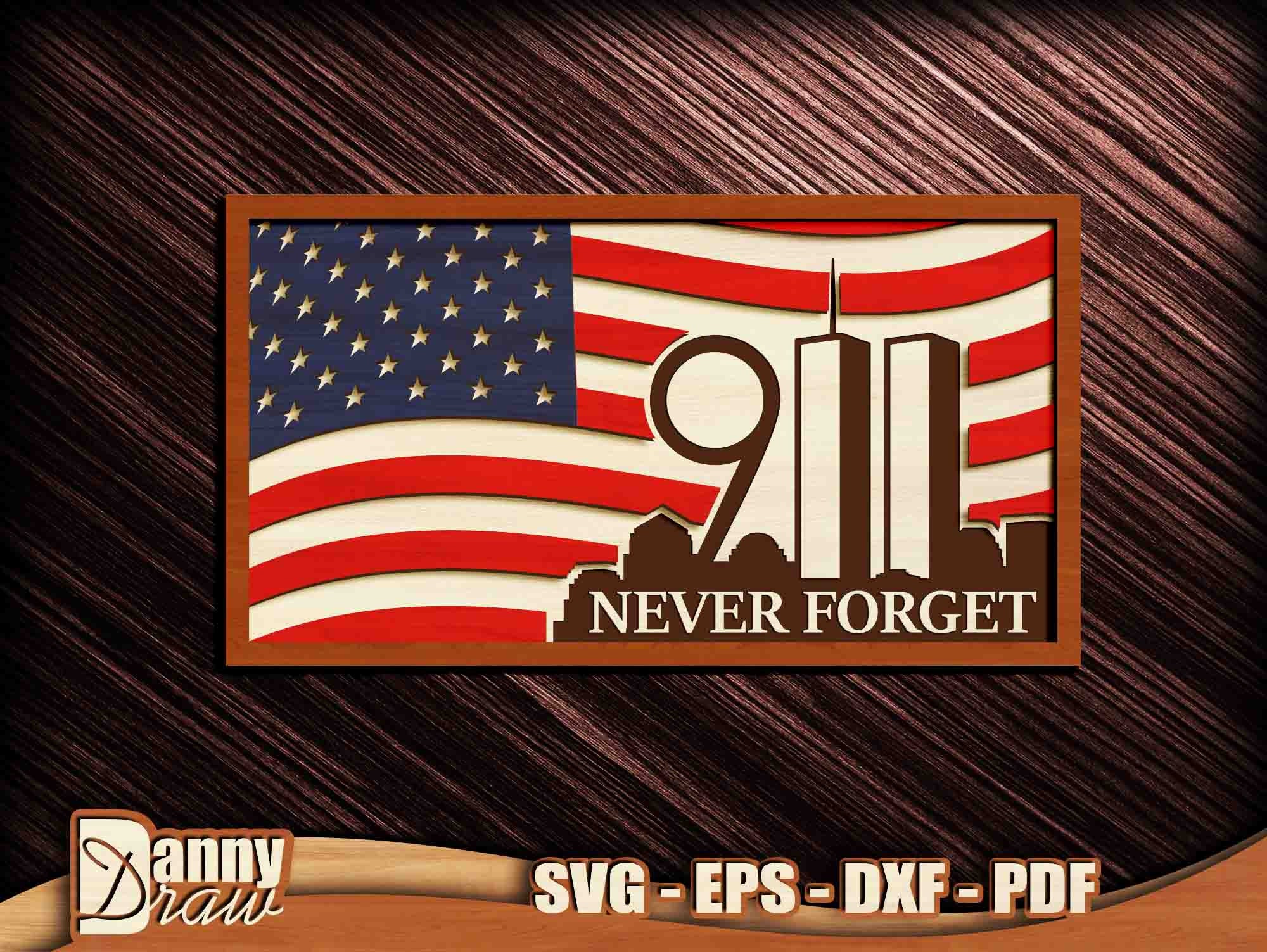 Never Forget Bundle 9/11 Svg Patriot Day Twin Towers Svg - Etsy