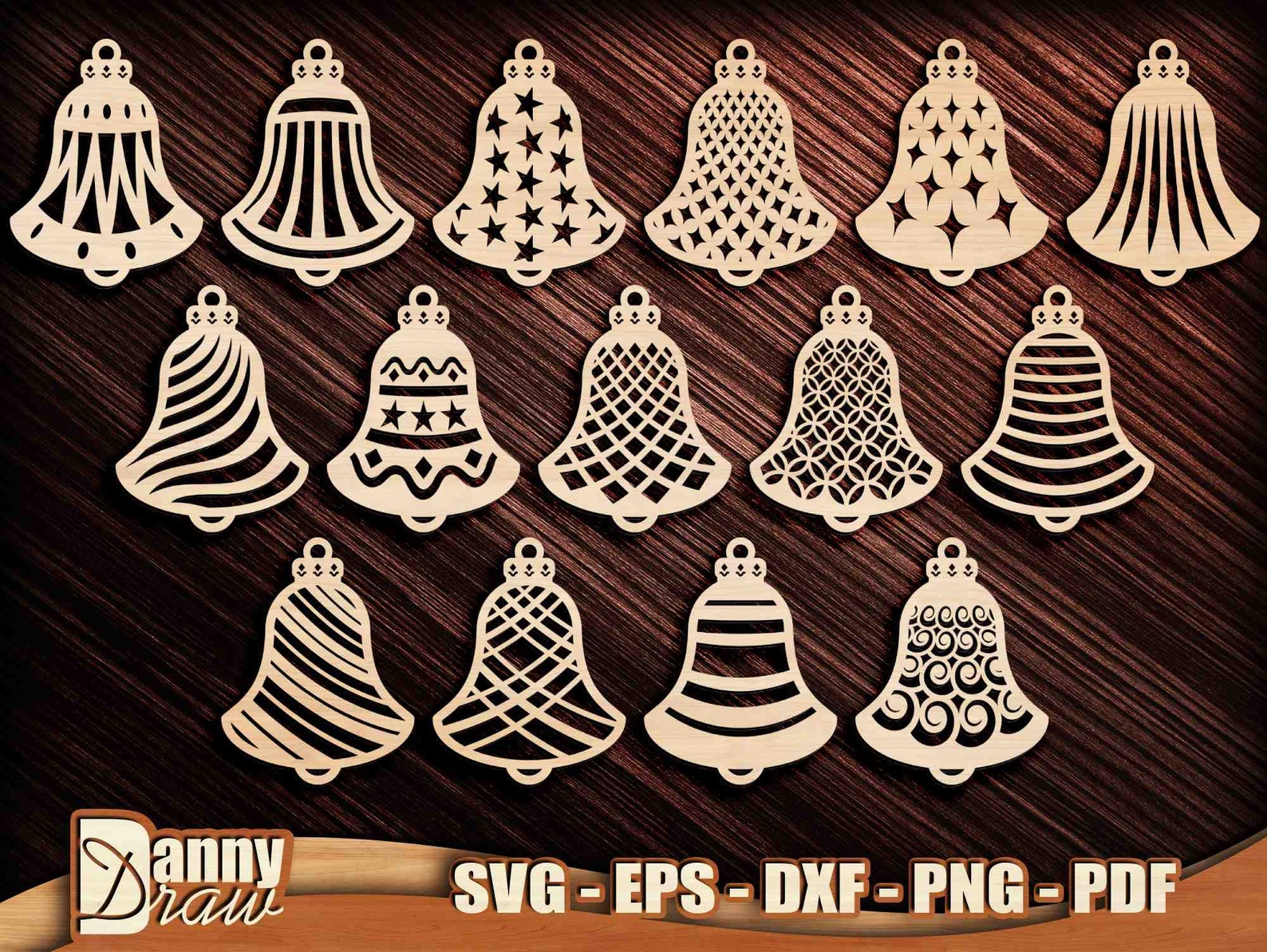 Christmas Bells Svg, Bells Svg, Christmas Decorations, Christmas Tree ...