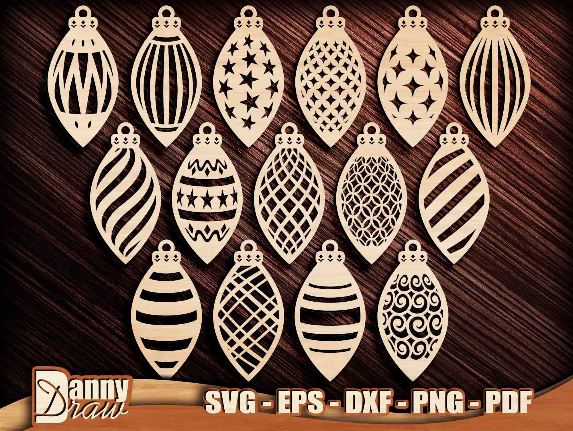 Christmas Ornaments Svg, Christmas Decorations Cut Files, Christmas ...