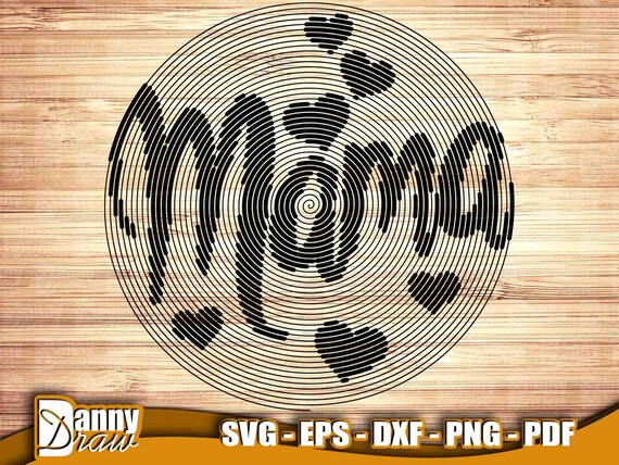 Mama Svg Mama Spiral Svg Mothers Day DIY Gift Mom Svg Mom | Etsy