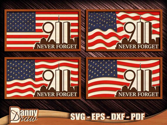 Never Forget Bundle 9/11 Svg Patriot Day Twin Towers Svg - Etsy