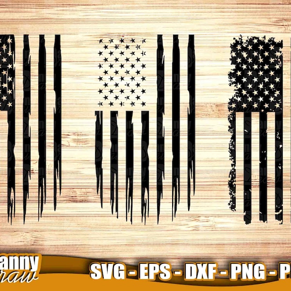 Distressed Flag Svg - Etsy