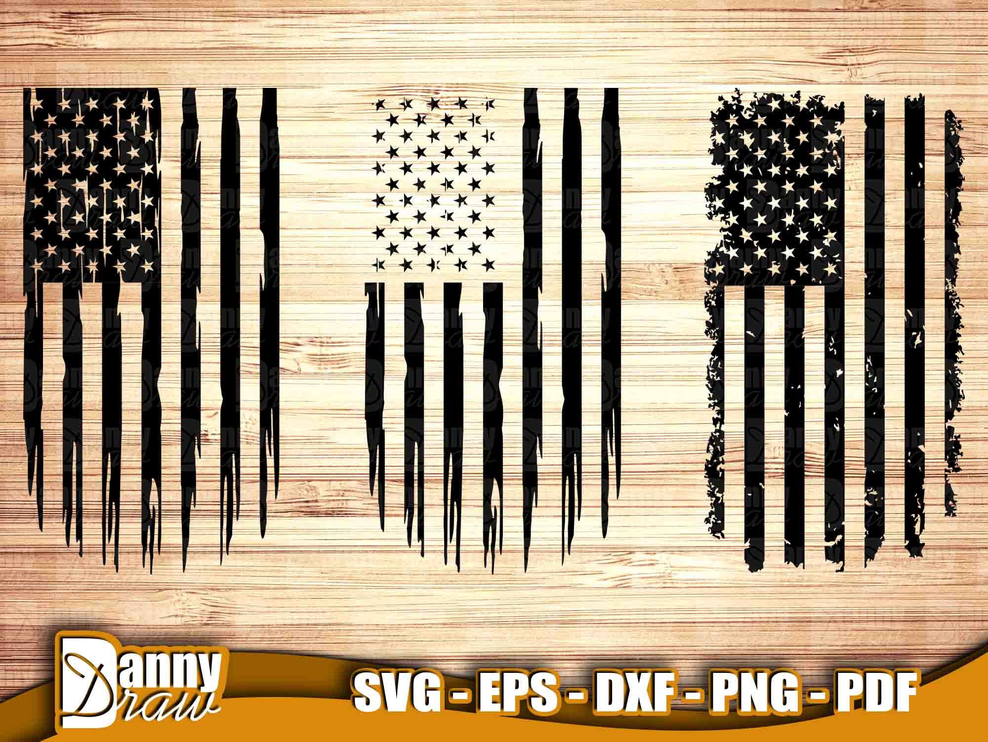 Distressed Flag Svg American Flag Svg Grunge Flag Svg 4th | Etsy Canada