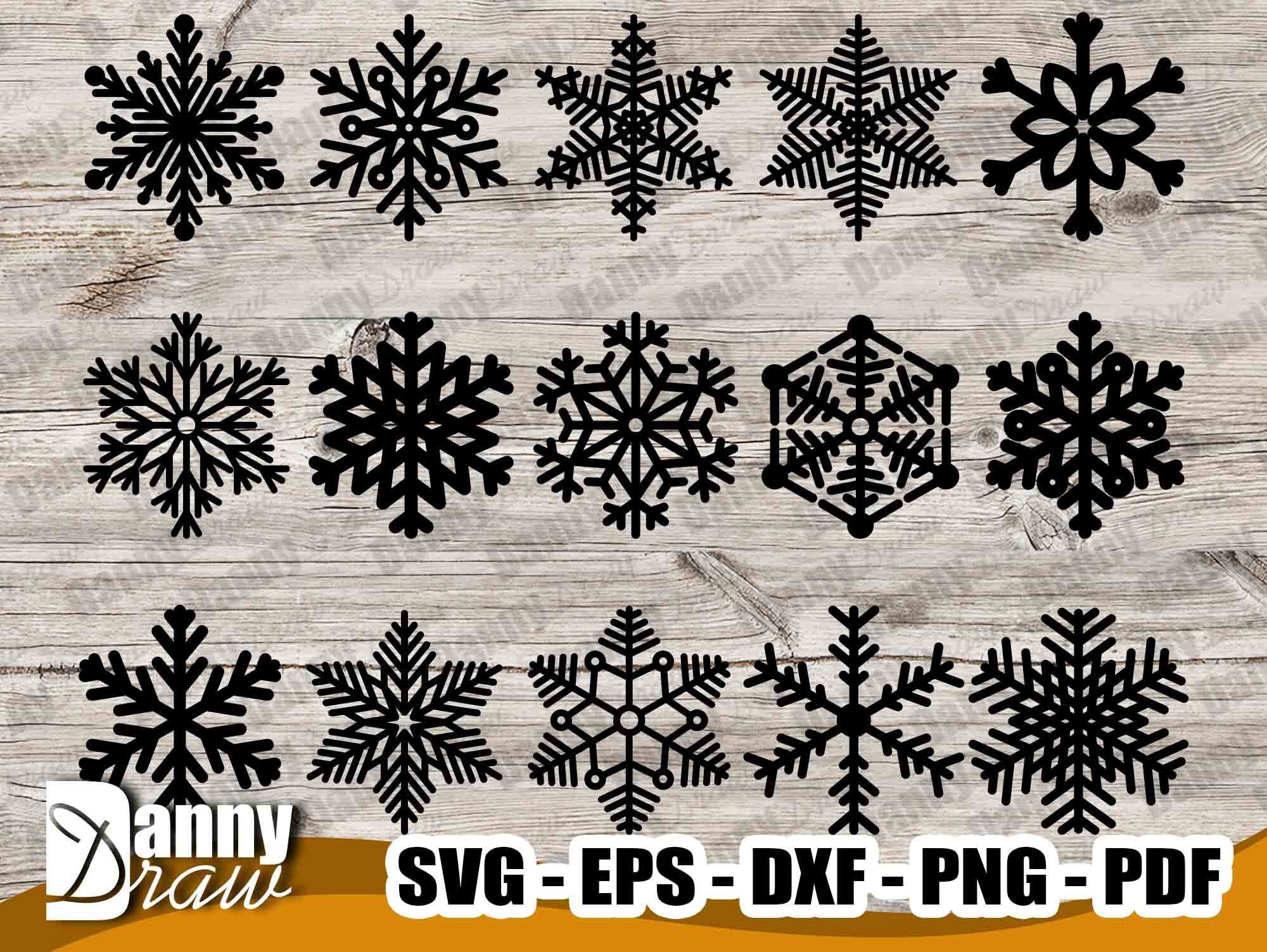 Snowflake Svg, Snowflake Bundle, Christmas Decorations Cut Files ...