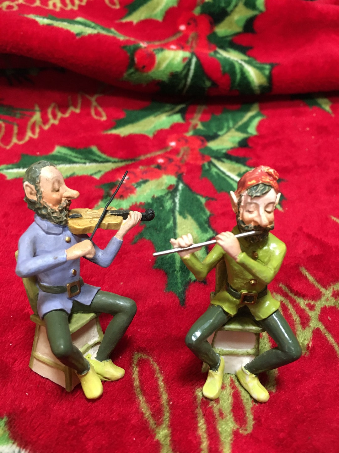 Tiny Elves With Musical Instruments - Etsy