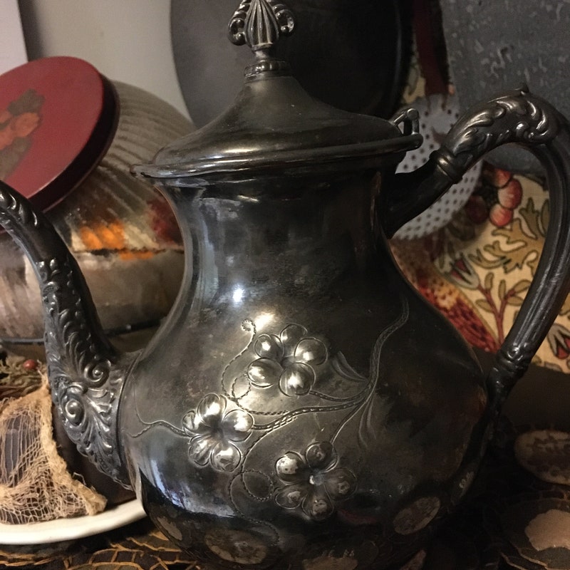 Antique Tea Pot - Etsy