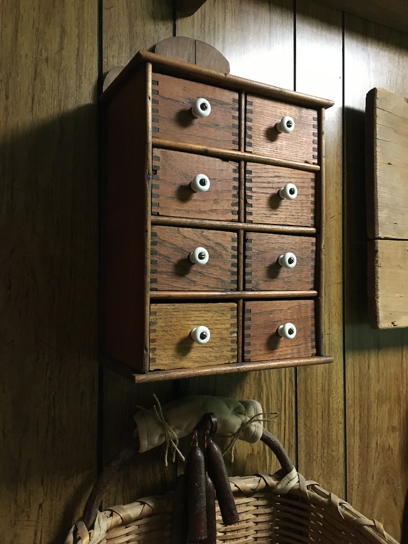 Eight Drawer Spice Cabinet - Etsy