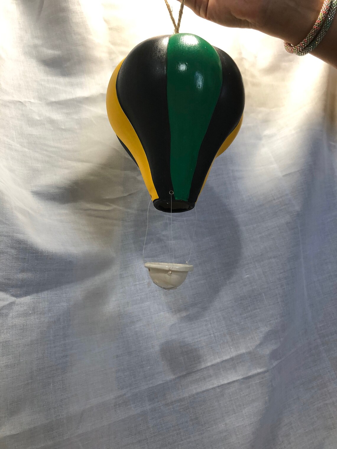 Ceramic HAND Painted HOT Air BALLOON - Etsy