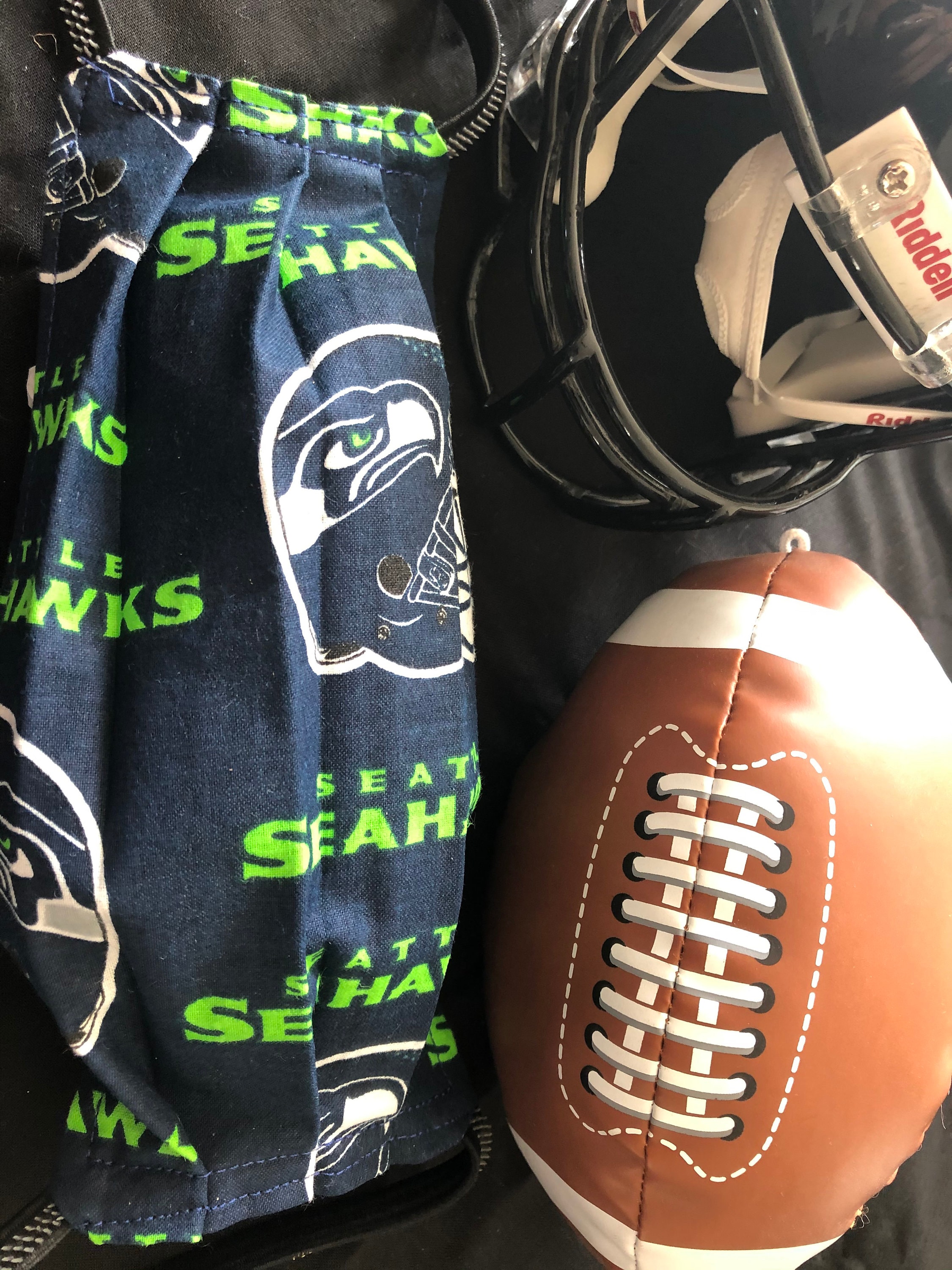 Seattle Seahawks Football NFL Face Mask Washable, Reversable, Reuseable ...