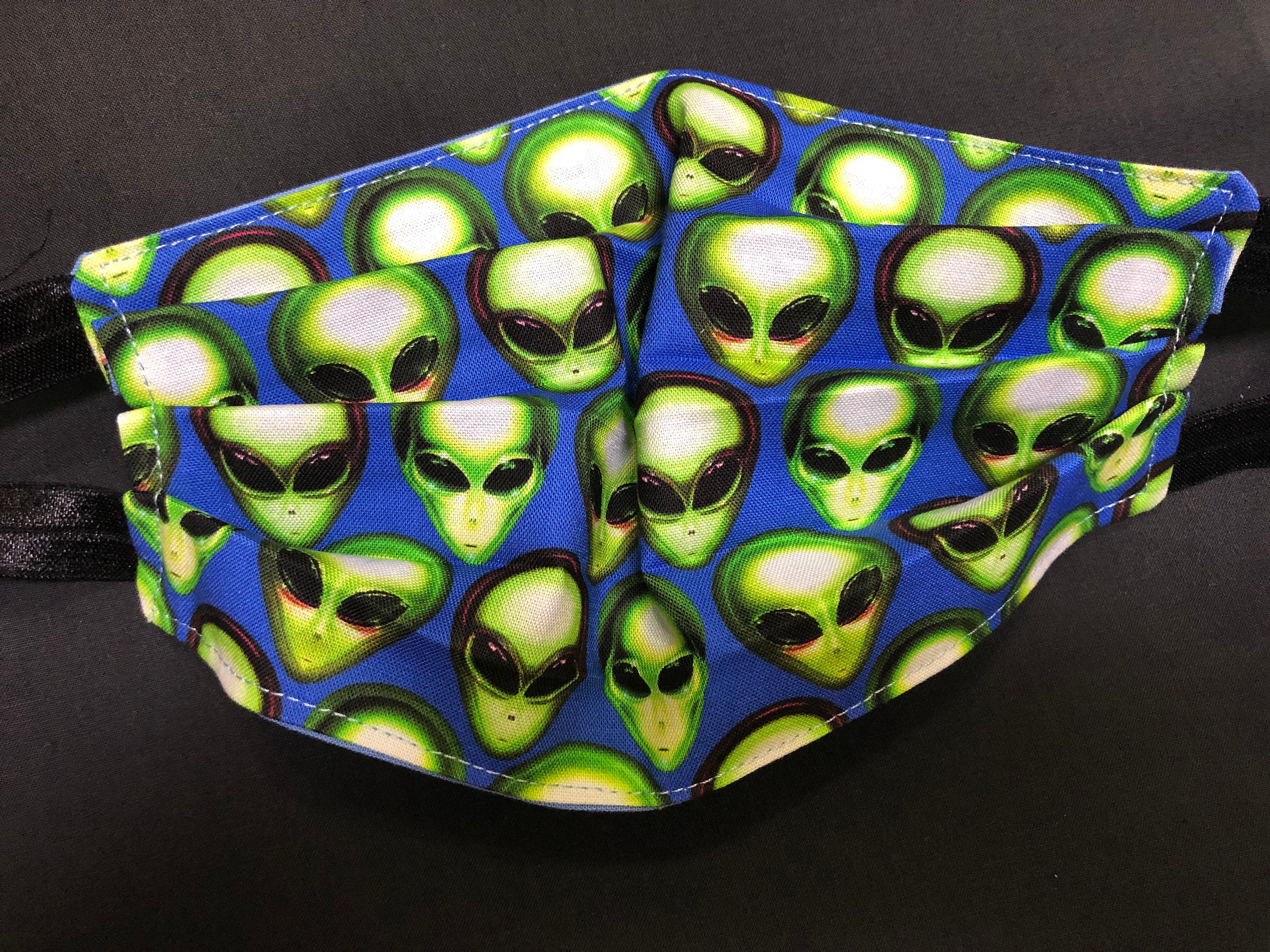 Alien Face Mask Made IN New Mexico, Roswell, UFO, Washable, Reusable ...