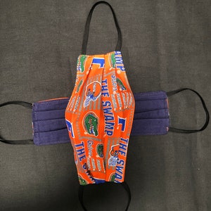 University OF Florida Gators Face Maskk. Washable, Reversible ...