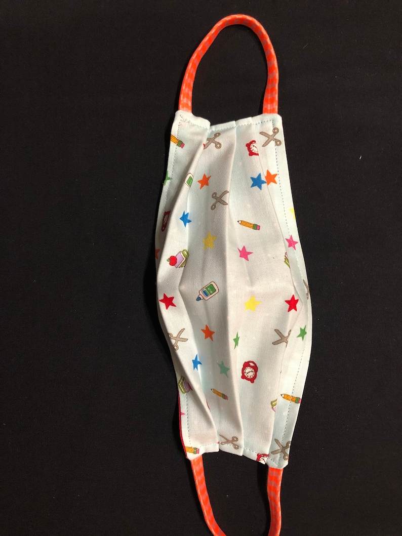 Teacher FACE MASK, Study, Student, Read, Colorful, School Days Face ...