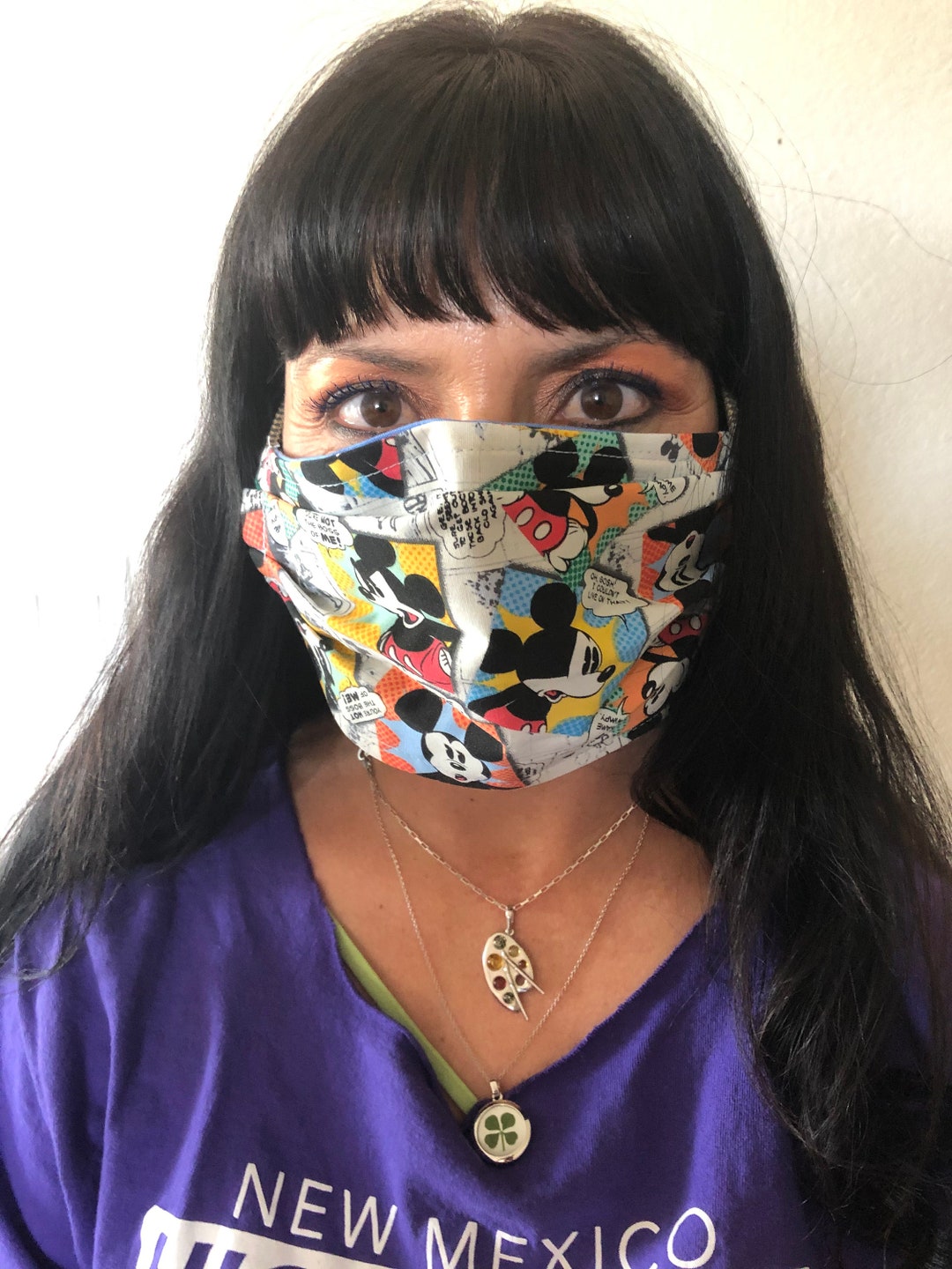 Mickey Mouse Face Mask Washable Reversible Reusable. Stay - Etsy