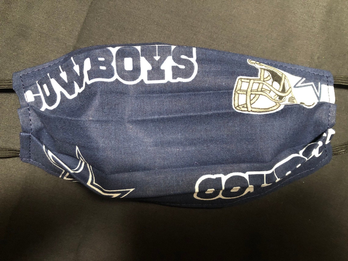 Dallas Cowboys Face Mask Washable Reversible Reusable - Etsy