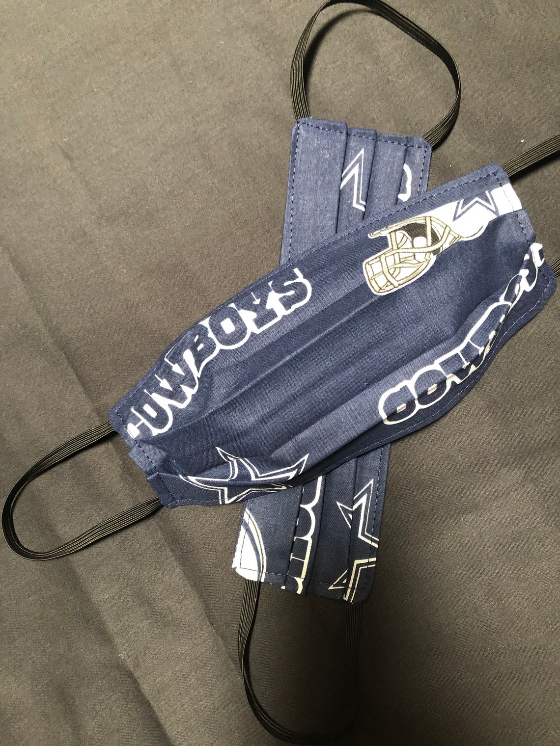 Dallas Cowboys Face Mask Washable Reversible Reusable - Etsy