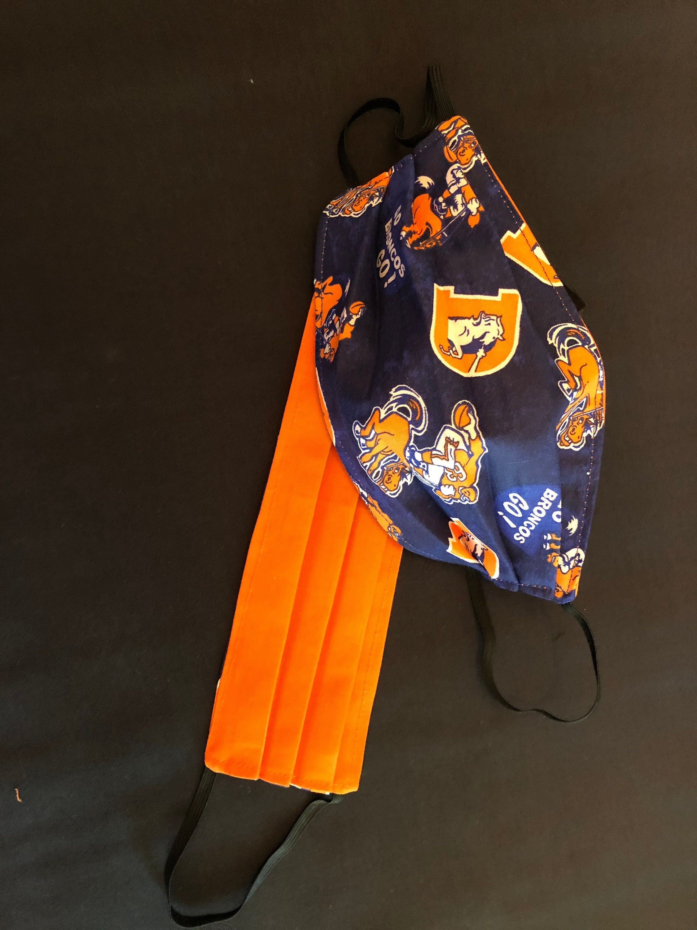 Denver Bronco NFL Face Masck. Football - Etsy