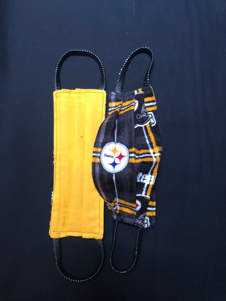 Pittsburgh Steelers Face Mask, Washable, Reusable, NFL Football Mask - Etsy