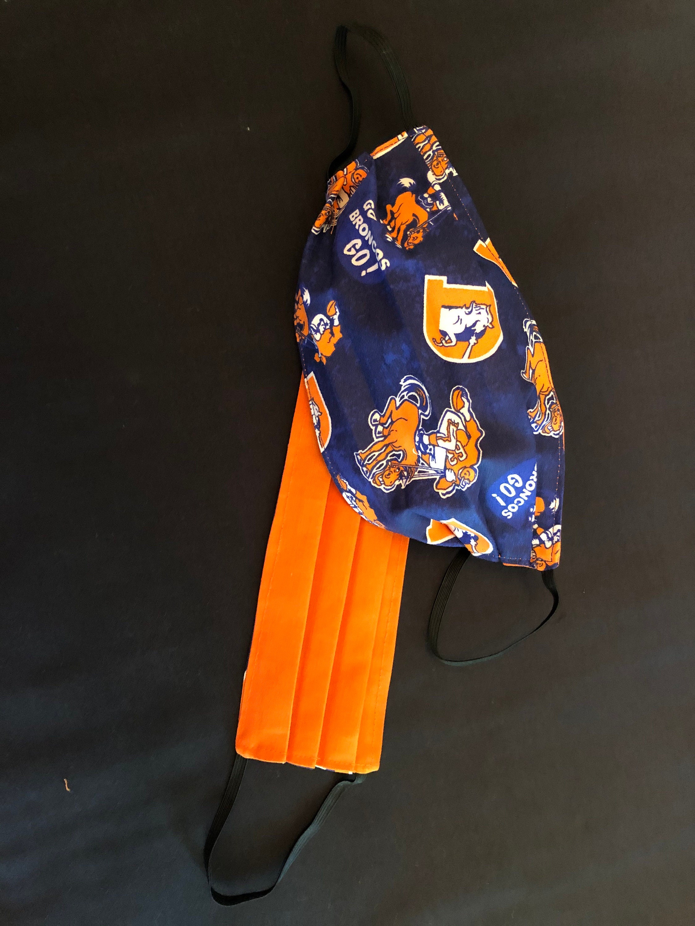 Denver Bronco NFL Face Masck. Football - Etsy