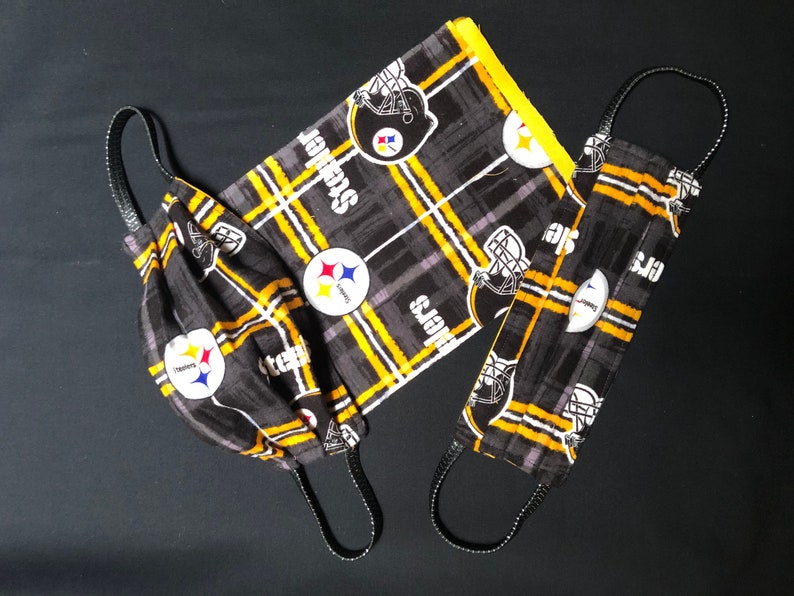 Pittsburgh Steelers Face Mask, Washable, Reusable, NFL Football Mask - Etsy
