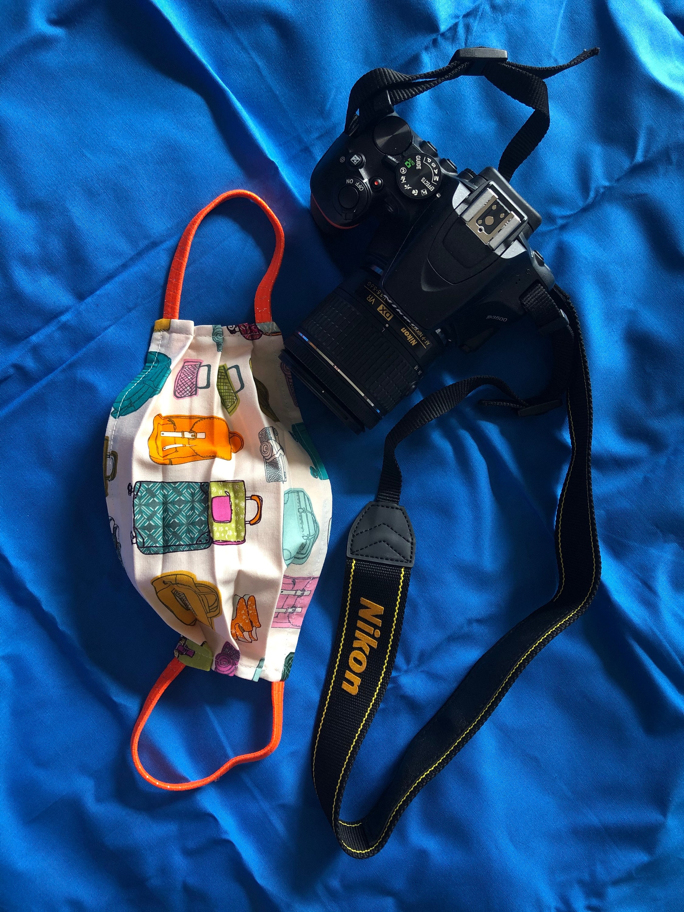 Backpack Face Mask, Adventure Mask, Shoes, Camera, Hiking Mask, School ...