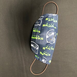 Seattle Seahawks Football NFL Face Mask Washable, Reversable, Reuseable ...