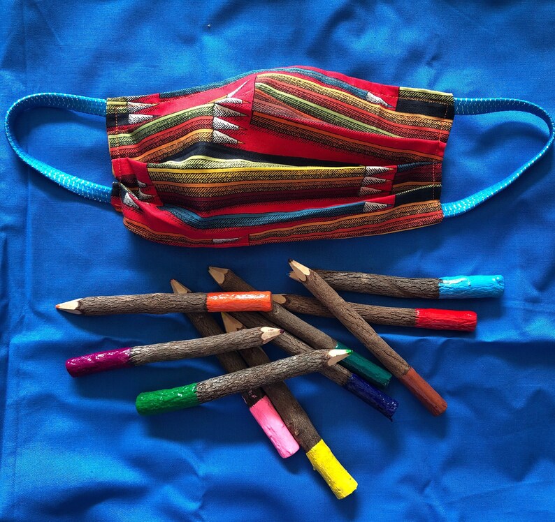 PENCILS Face Mask, Teacher Study, Student, Read, Colorful, School Days ...
