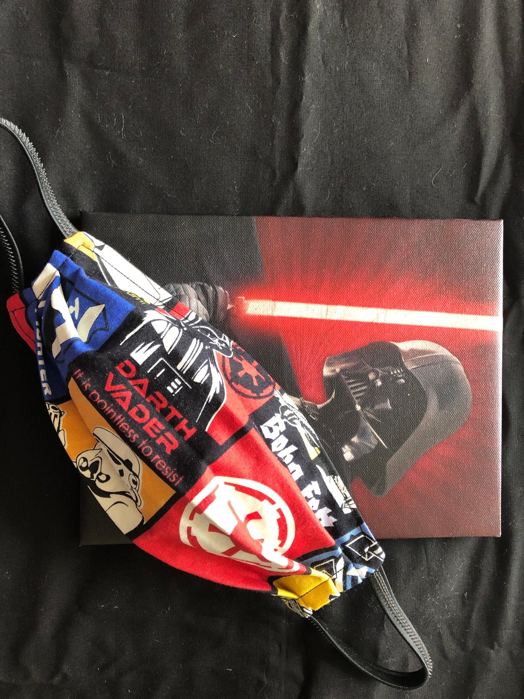 The Dark Side Star Wars Face Mask, Washable, Reversible, Reusable. Stay ...