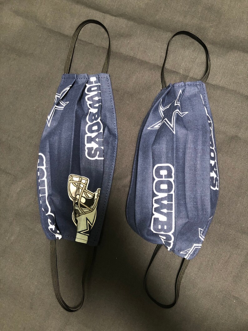 Dallas Cowboys Face Mask Washable Reversible Reusable - Etsy